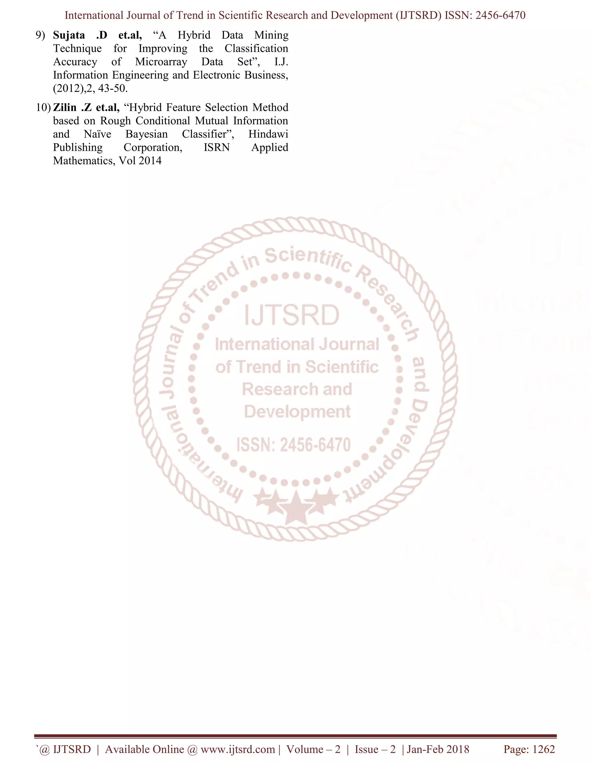 A Survey On Classification Of Feature Selection Strategies Pdf