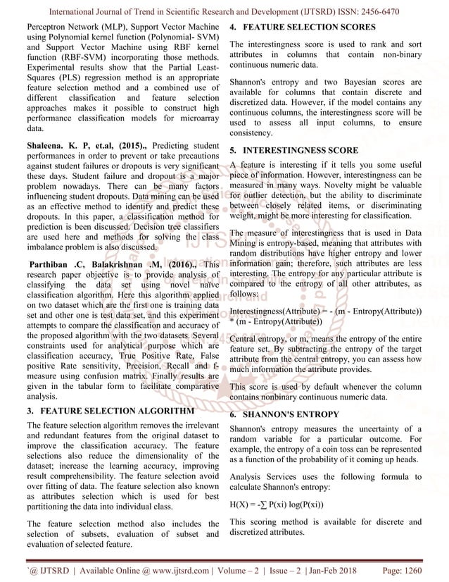 A Survey On Classification Of Feature Selection Strategies Pdf