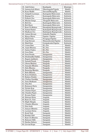 Contribution of Tribal Leaders of Malkangiri in Freedom Movement of India | PDF