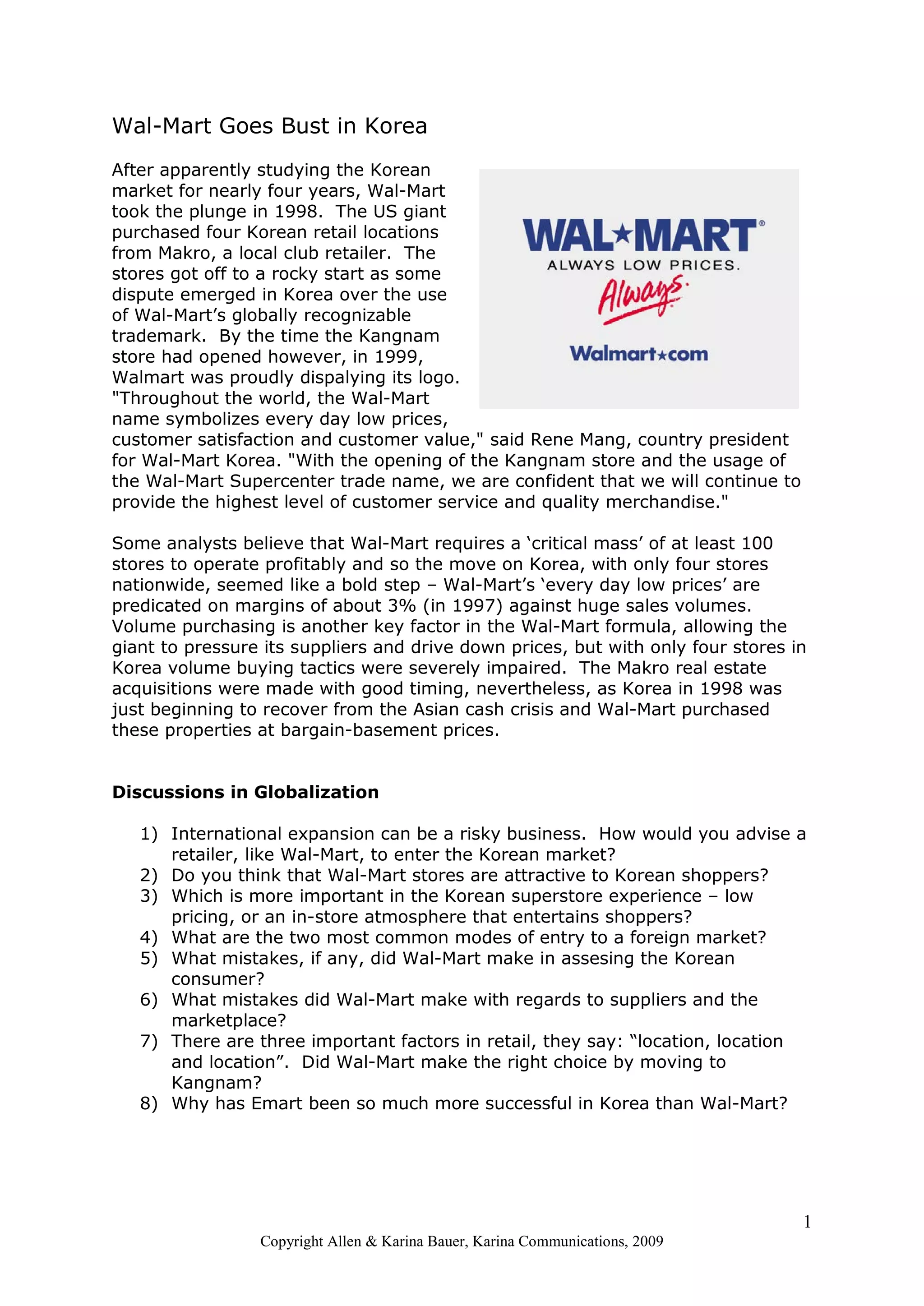 Walmart | PDF