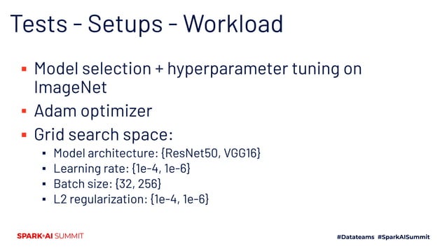 Resource-Efficient Deep Learning Model Selection on Apache Spark | PPT