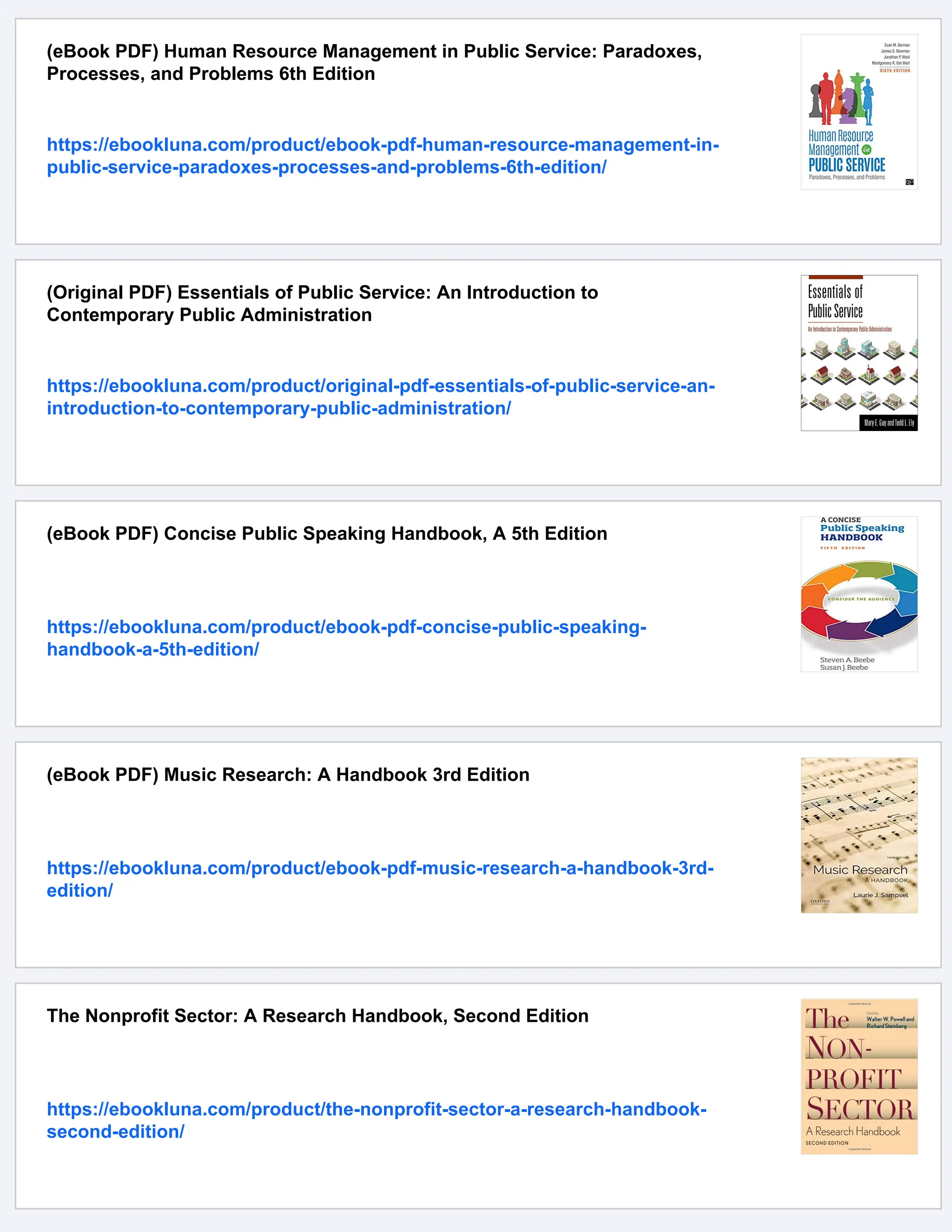 (eBook PDF) Public Service Operations Management: A research handbook | PDF