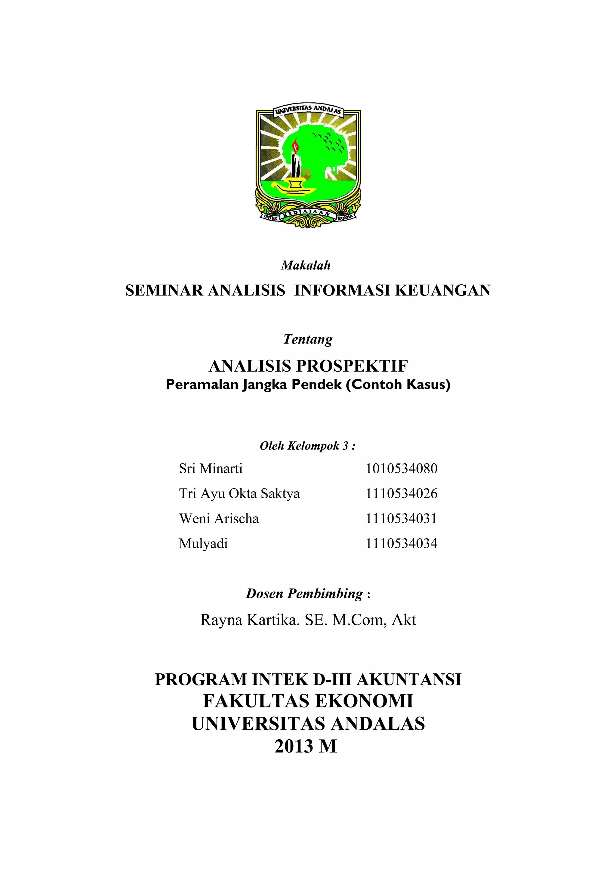189197109 kasus-analisis-prospektif | PDF