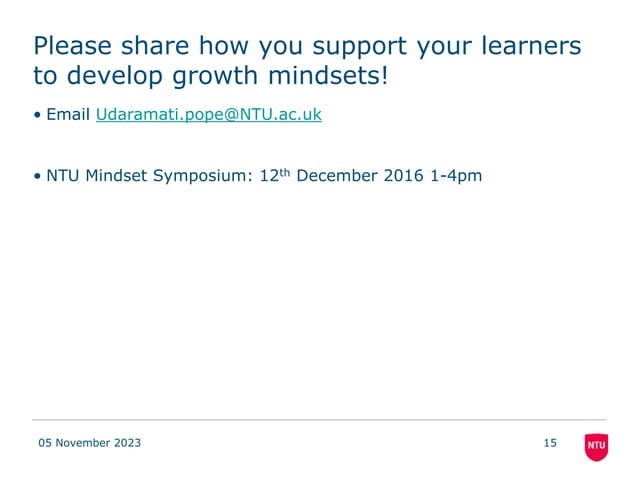 Growth mindset presentation | PPT | Educational Assessment | Education
