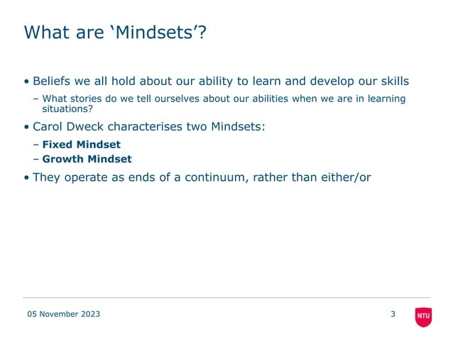 Growth mindset presentation | PPT | Educational Assessment | Education