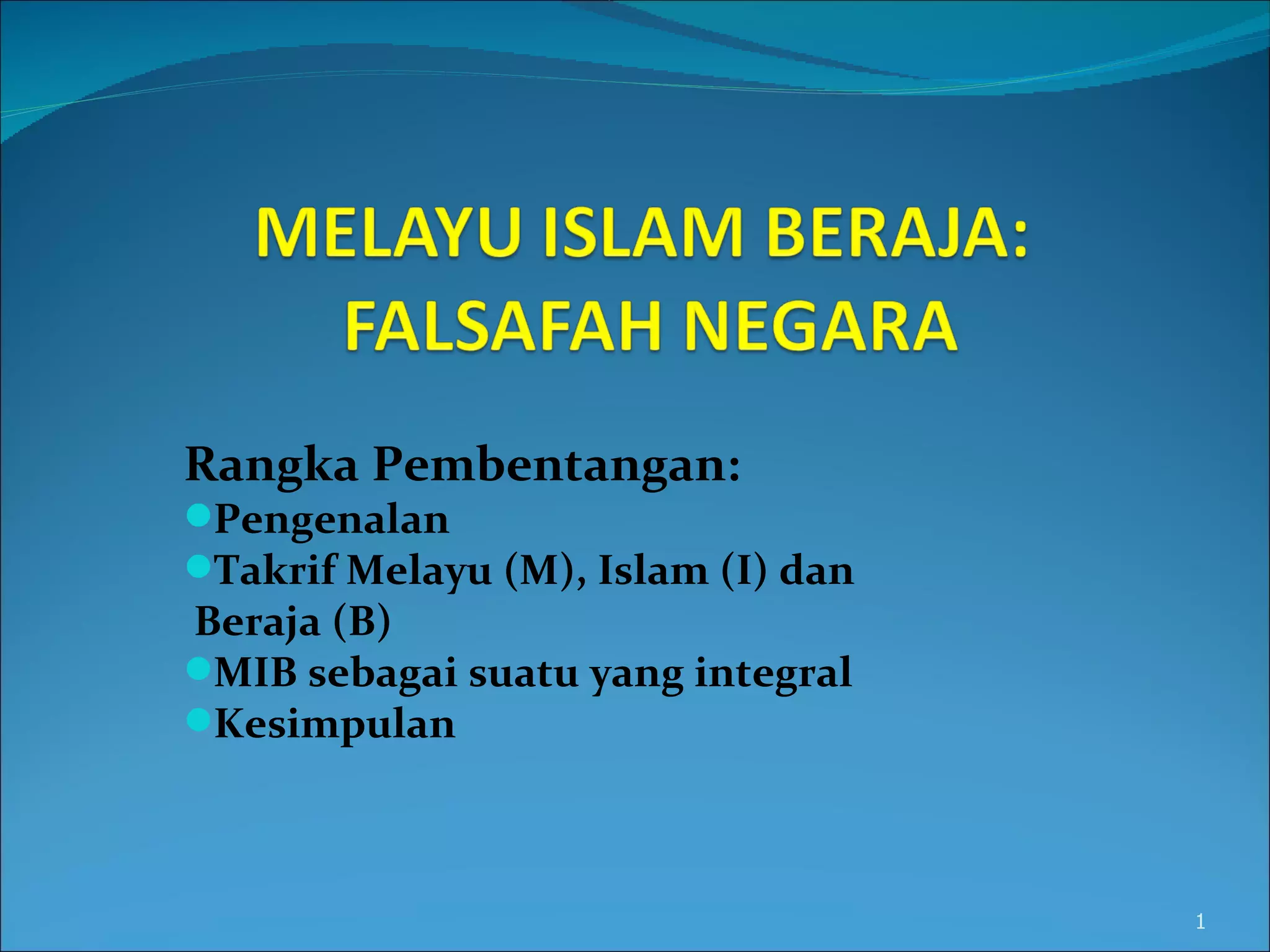 melayu-islam-beraja | PPT