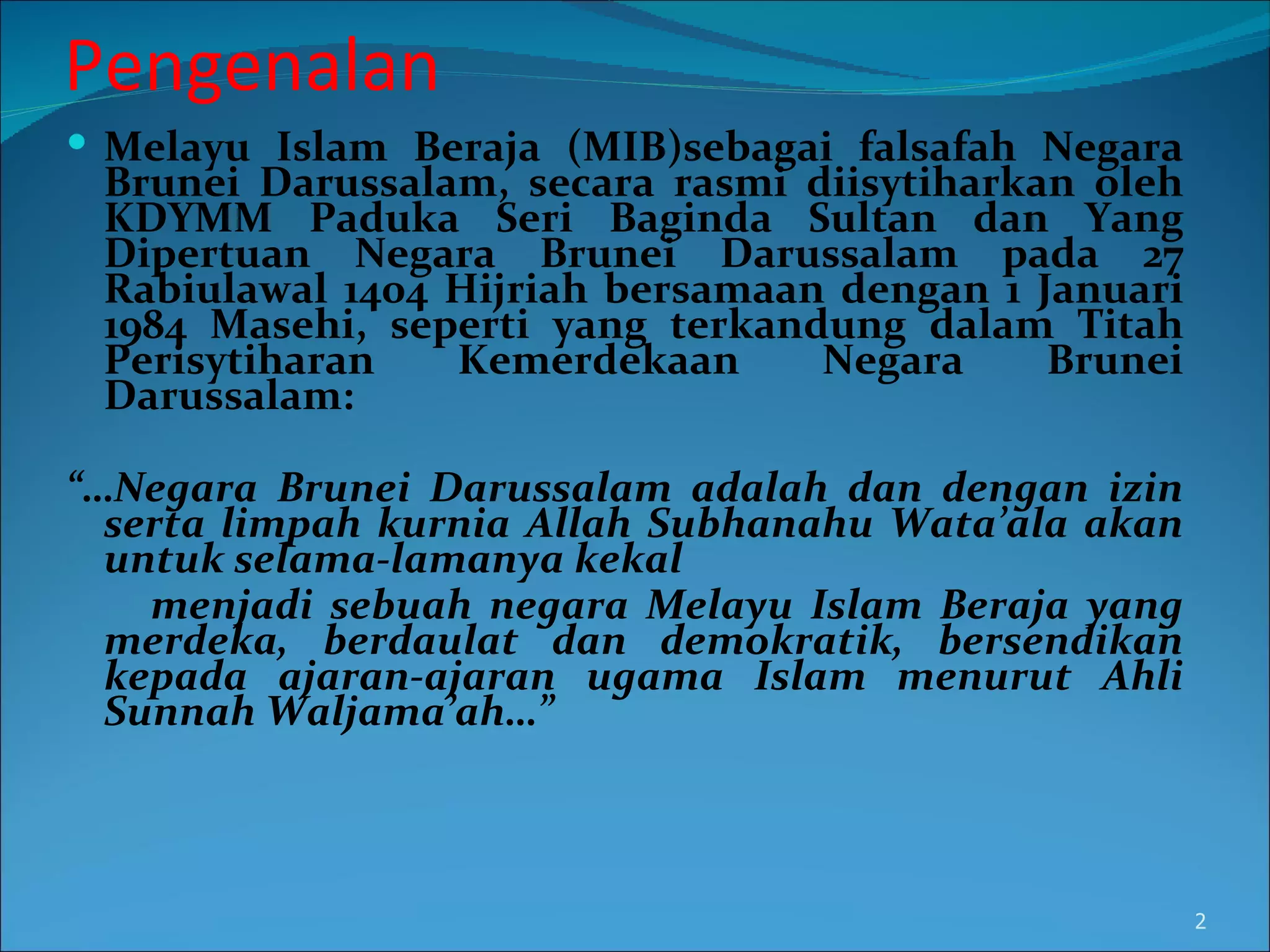 melayu-islam-beraja | PPT