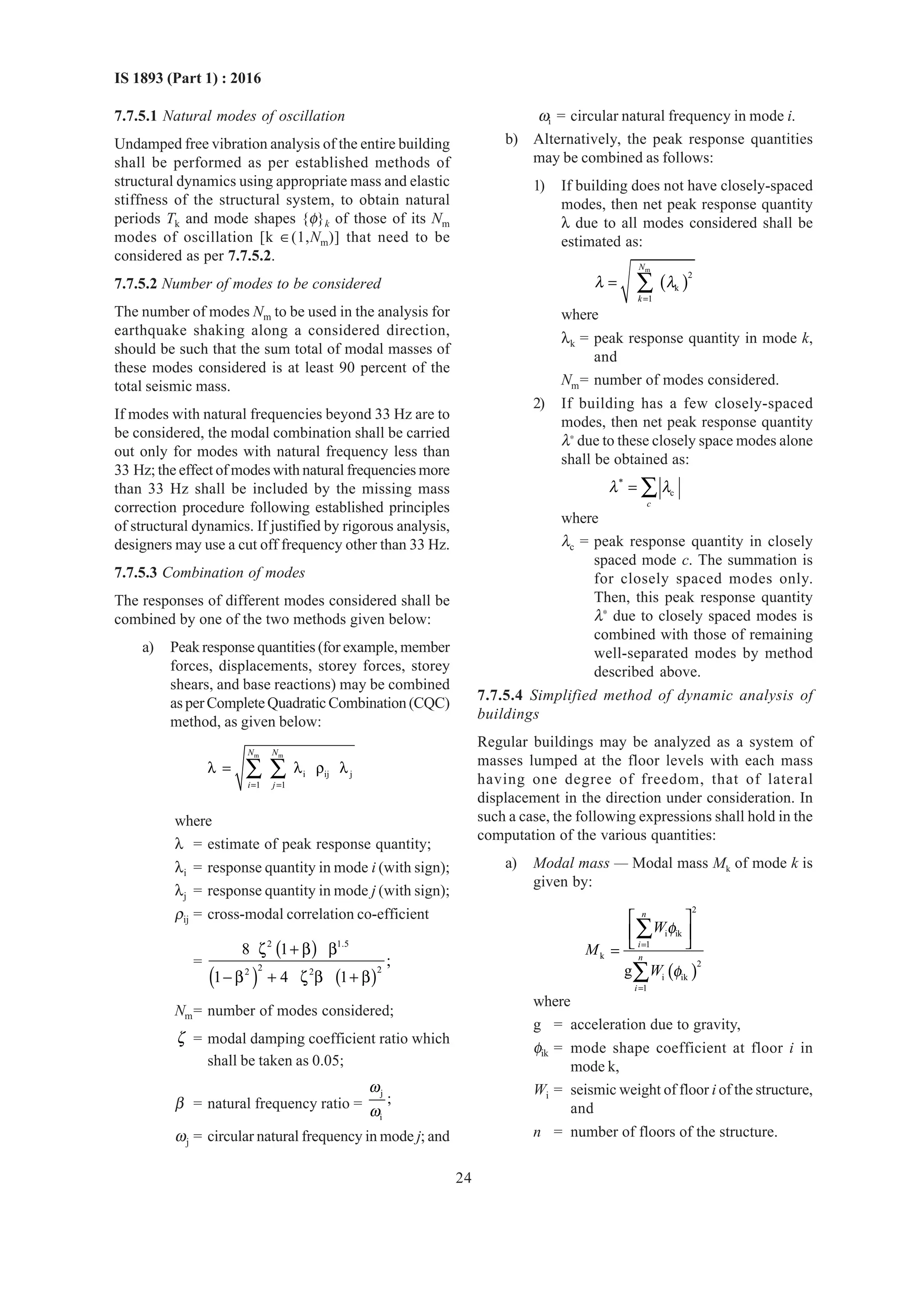IS 1893 Part 1 2016 PDF IS 1893 Part 1 2016 PDF