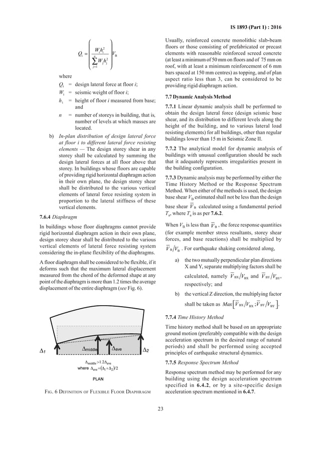 IS 1893 part 1-2016 | PDF | Civil Engineering Industry | Industries