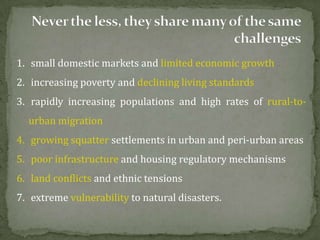 POVERTY HOUSING AND FINANCE: UNDERSTANDING THE URBAN POOR | PPTX