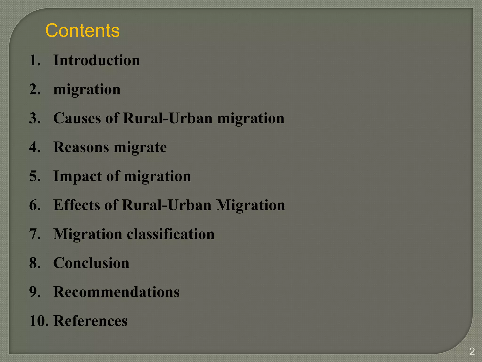 URBANIZATION & MIGRATION | PPTX