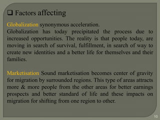 URBANIZATION & MIGRATION | PPTX