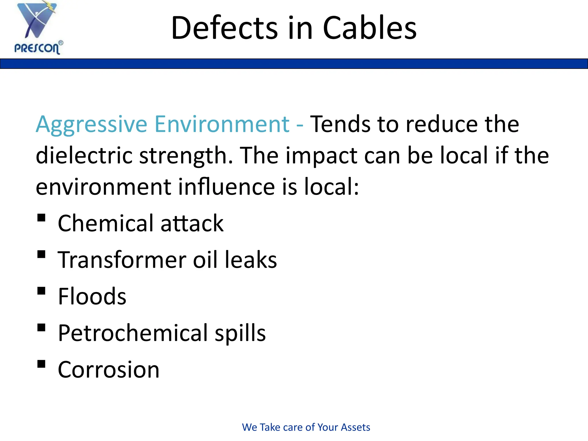 Presentation-Power-Cable-Condition-Assessment | PPTX | Physics | Science