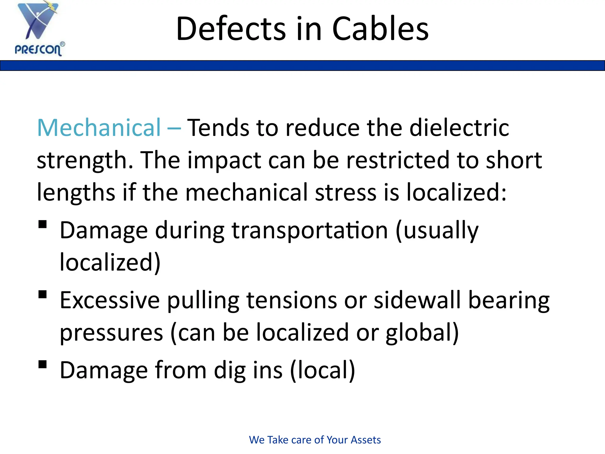 Presentation-Power-Cable-Condition-Assessment | PPTX | Physics | Science