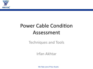 Presentation-Power-Cable-Condition-Assessment | PPTX