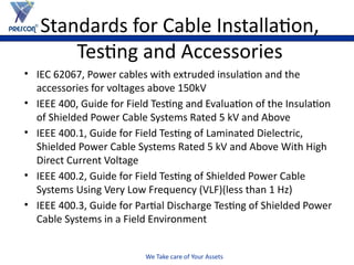 Presentation-Power-Cable-Condition-Assessment | PPTX | Physics | Science