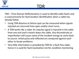 Presentation-Power-Cable-Condition-Assessment | PPTX | Physics | Science