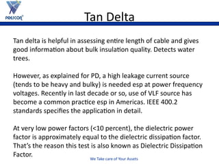 Presentation-Power-Cable-Condition-Assessment | PPTX | Physics | Science