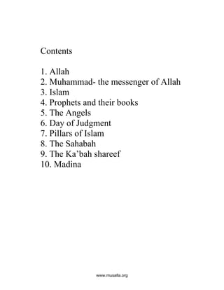 Children Islamic Lessons | PDF