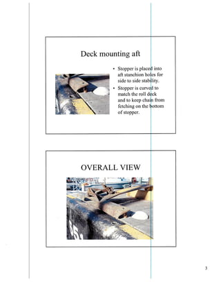 Aids to Navigation Boat Chain Stopper Development | PDF