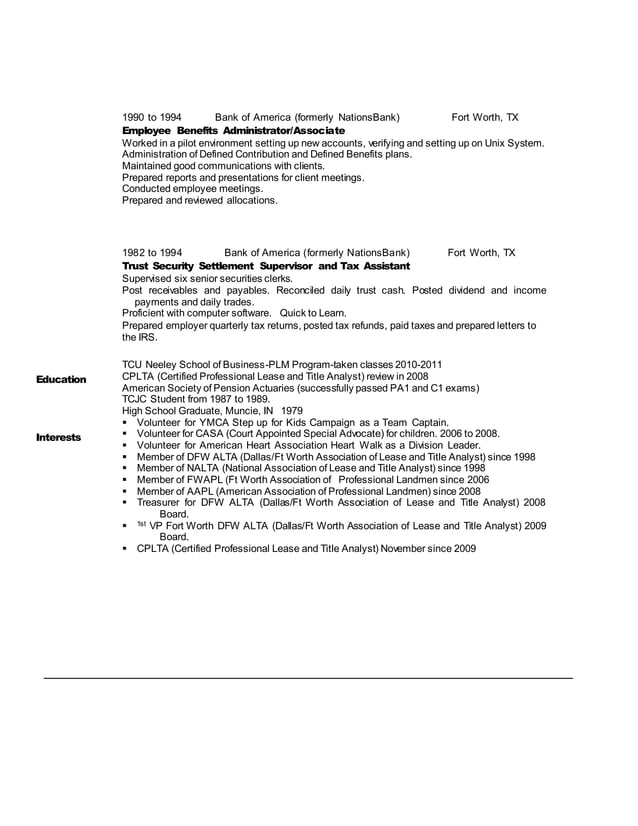 Angies Resume Oil and Gas | PDF