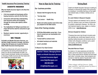 Health and Wealth Training Brochure pdf | PPT