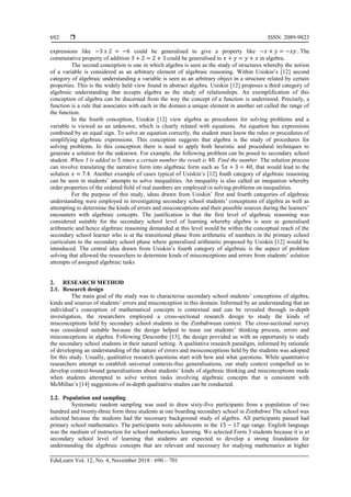 Secondary School Students’ Errors and Misconceptions in Learning Algebra | PDF | Educational ...