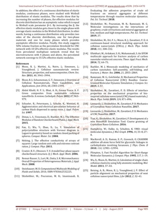 Multiscale Modeling Approach for Prediction the Elastic Modulus of Percolated Cellulose ...