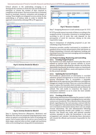 Planning and Scheduling Construction Projects using Primavera Software A Case Study | PDF ...
