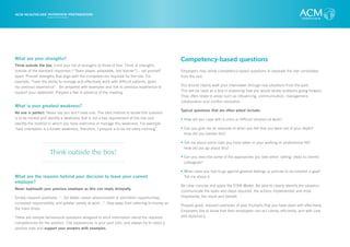 ACM healthcare Interview tips | PPT