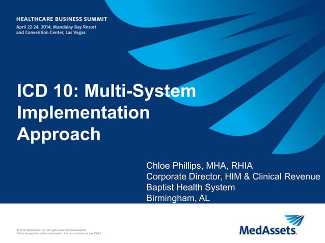 ICD10 Multi-System Implementation Approach_3.6.14