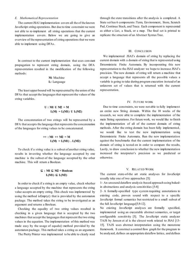 String Analysis For Javascript Programs Pdf