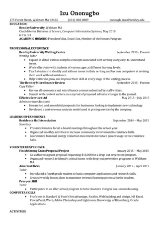 My Resume | DOCX