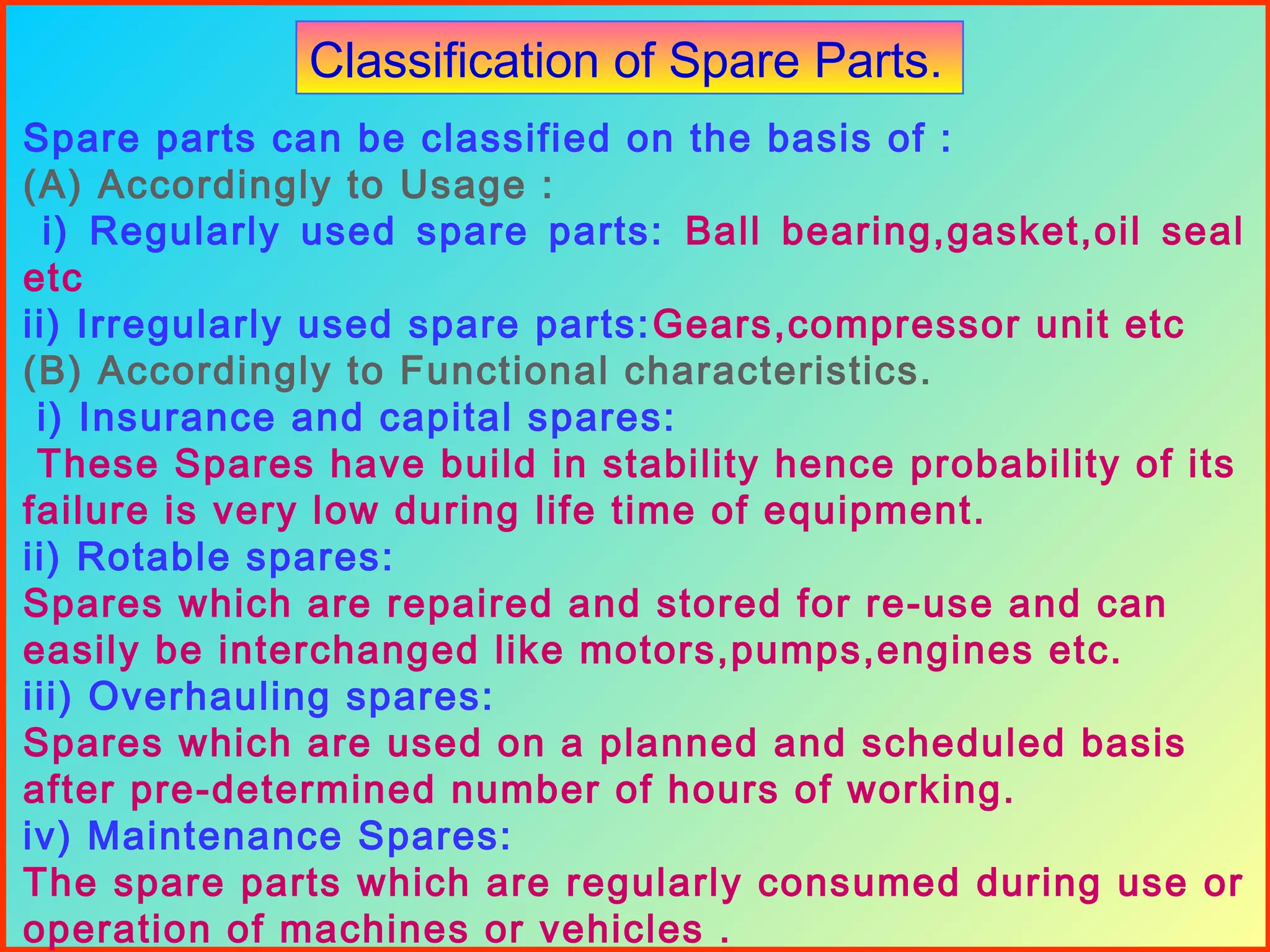 sparepartsmanagment | PPT