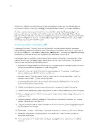 A Board Perspective on Enterprise Risk Management | PDF