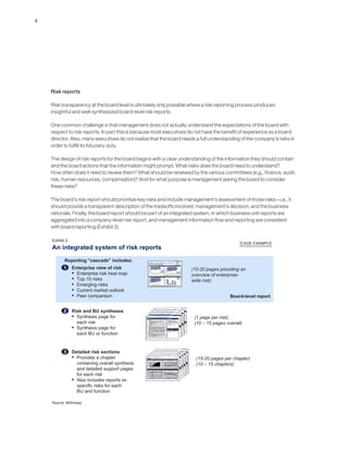 A Board Perspective on Enterprise Risk Management | PDF