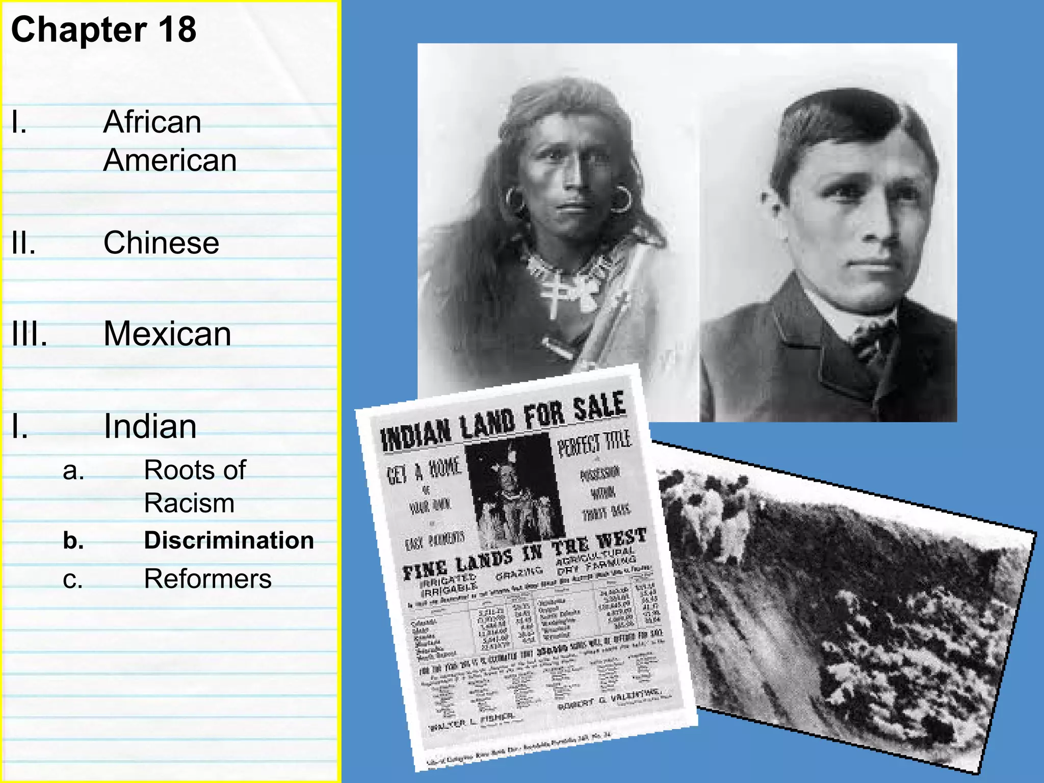 lecture 18 on discrimination in the gilded age | PPT