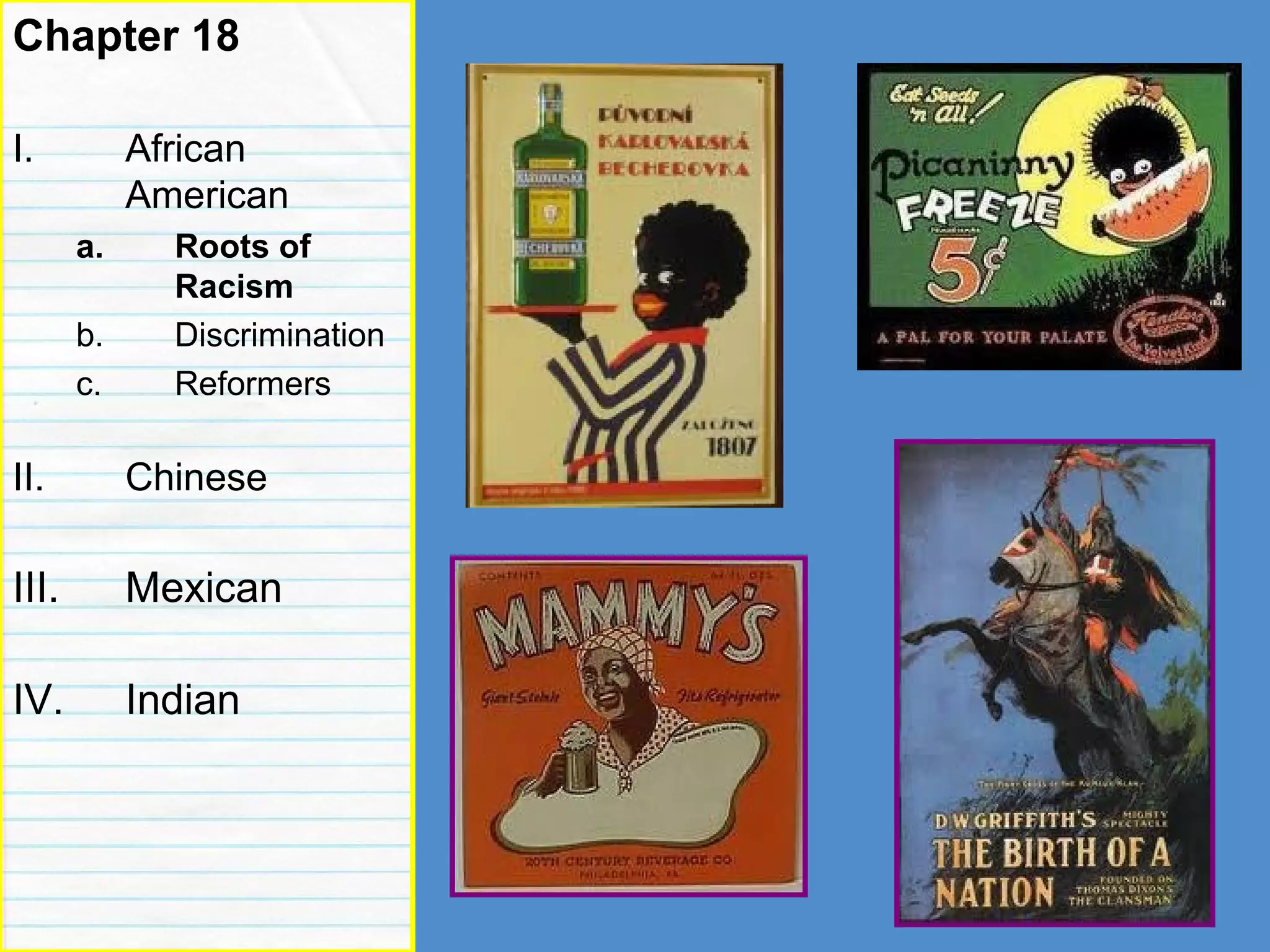 lecture 18 on discrimination in the gilded age | PPT