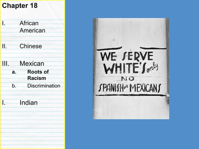 lecture 18 on discrimination in the gilded age | PPT