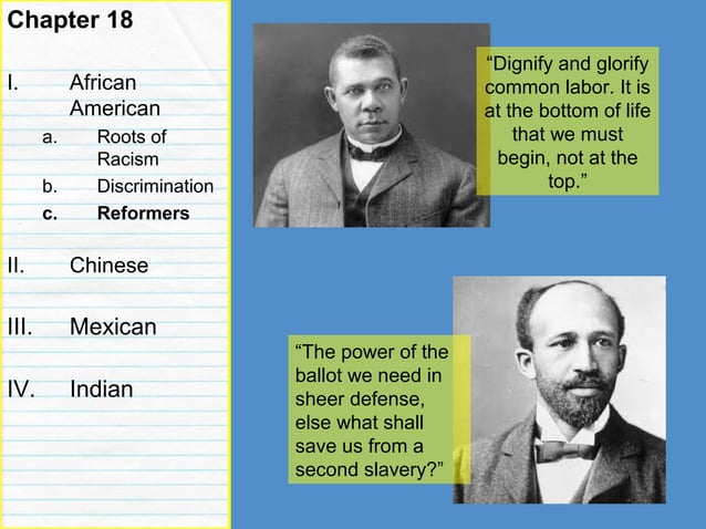 lecture 18 on discrimination in the gilded age | PPT