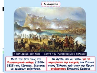 18. Το τέλος της επανάστασης και η ελληνική ανεξαρτησία | PPTX