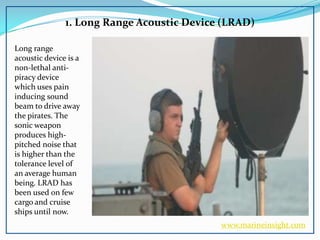 18 anti piracy weapons | PPTX