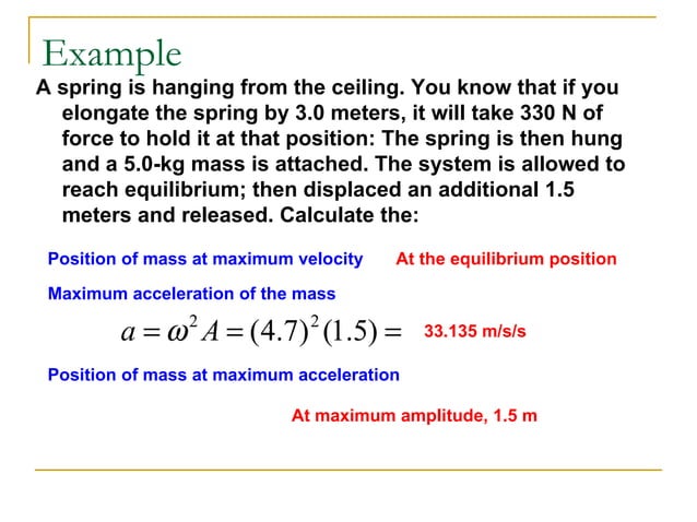 Simple Harmonic Motion | PPT | Physics | Science