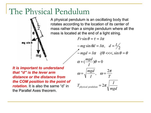 Simple Harmonic Motion | PPT | Physics | Science