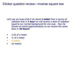 18 Apr 2 Bg Radiation, Shielding, Inverse Square For Slideshare | PPT