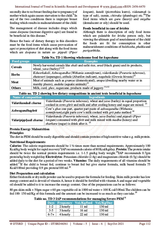 Ayurveda Dietary Management of Certain Malnourishment Diseases | PDF