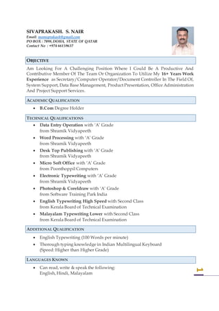 SIVAPRAKASH_RESUME | DOCX