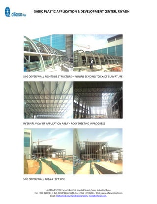 Alfanar SPADC Riyadh Project - Steel Structural package | PDF