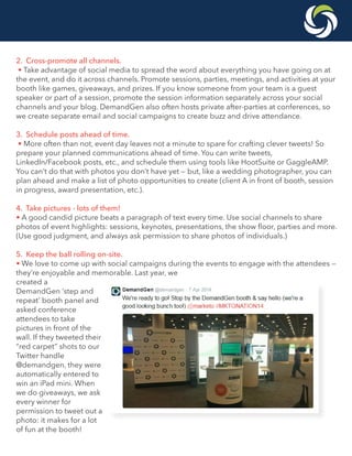 7 Ways to Socialize Your Marketing Event | PDF