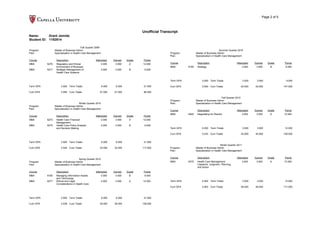 Graduate Transcript | PPT